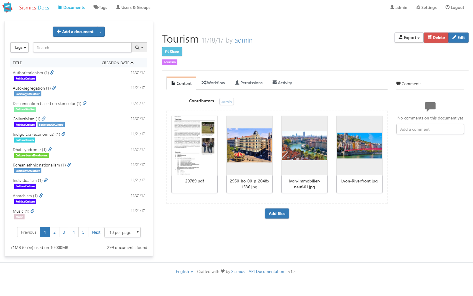 Interface moderne et conviviale